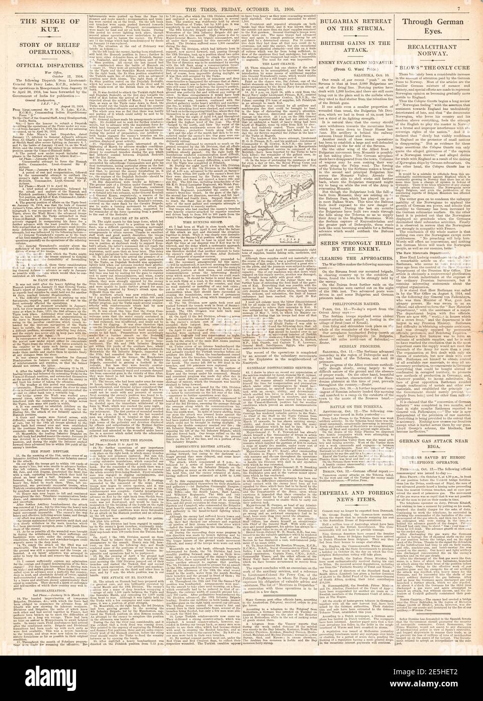 Kut 1916 hi-res stock photography and images - Alamy