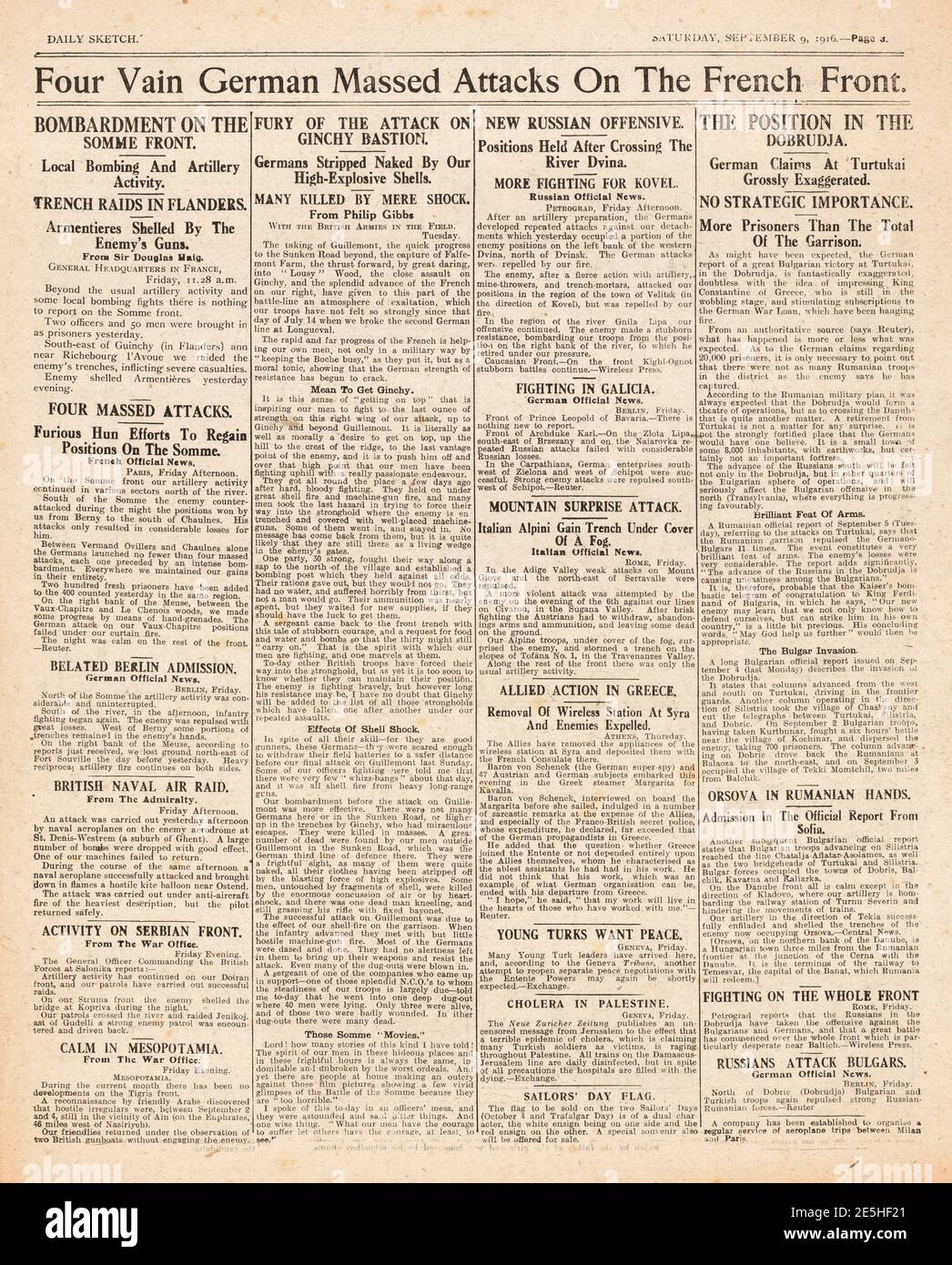 1916 Newspaper High Resolution Stock Photography and Images - Alamy