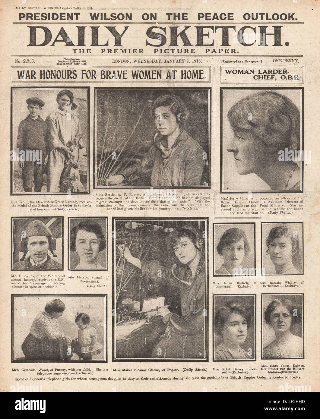 World war 1 women hi-res stock photography and images - Alamy