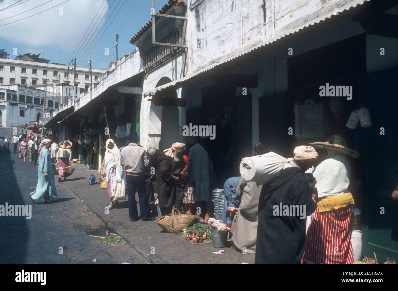 1984 Rabat Morocco - Morocco Rabat merchants in the Medina or Old town ...
