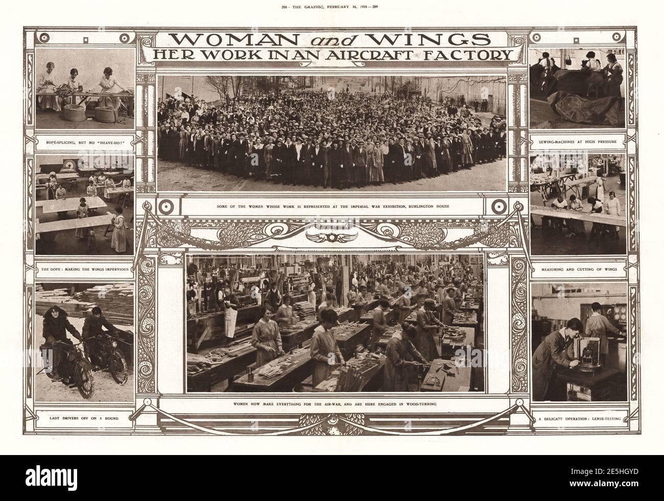 World war one aircraft factory hi-res stock photography and images - Alamy