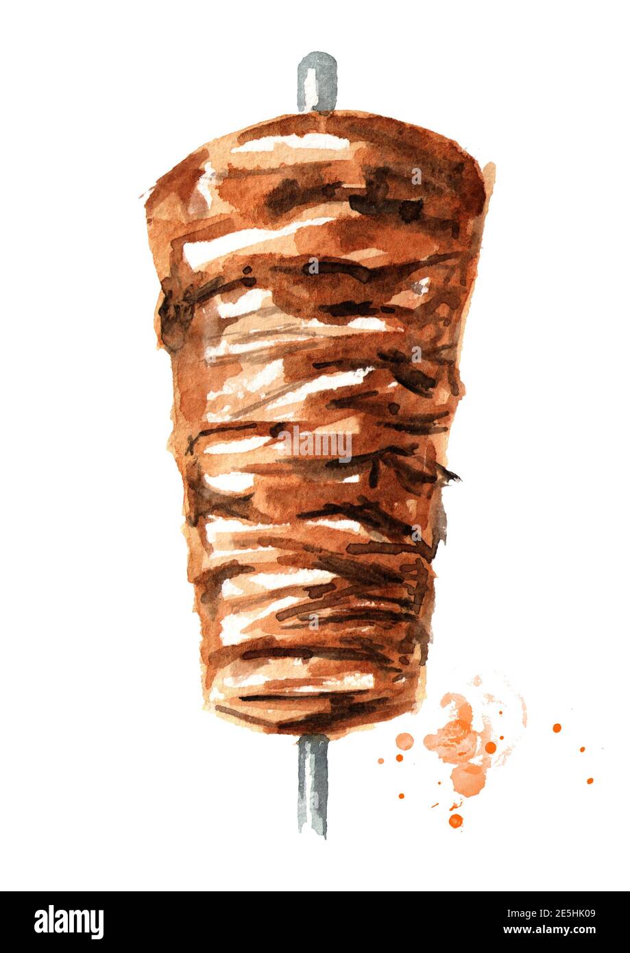 Shawarma drawing hi-res stock photography and images - Alamy