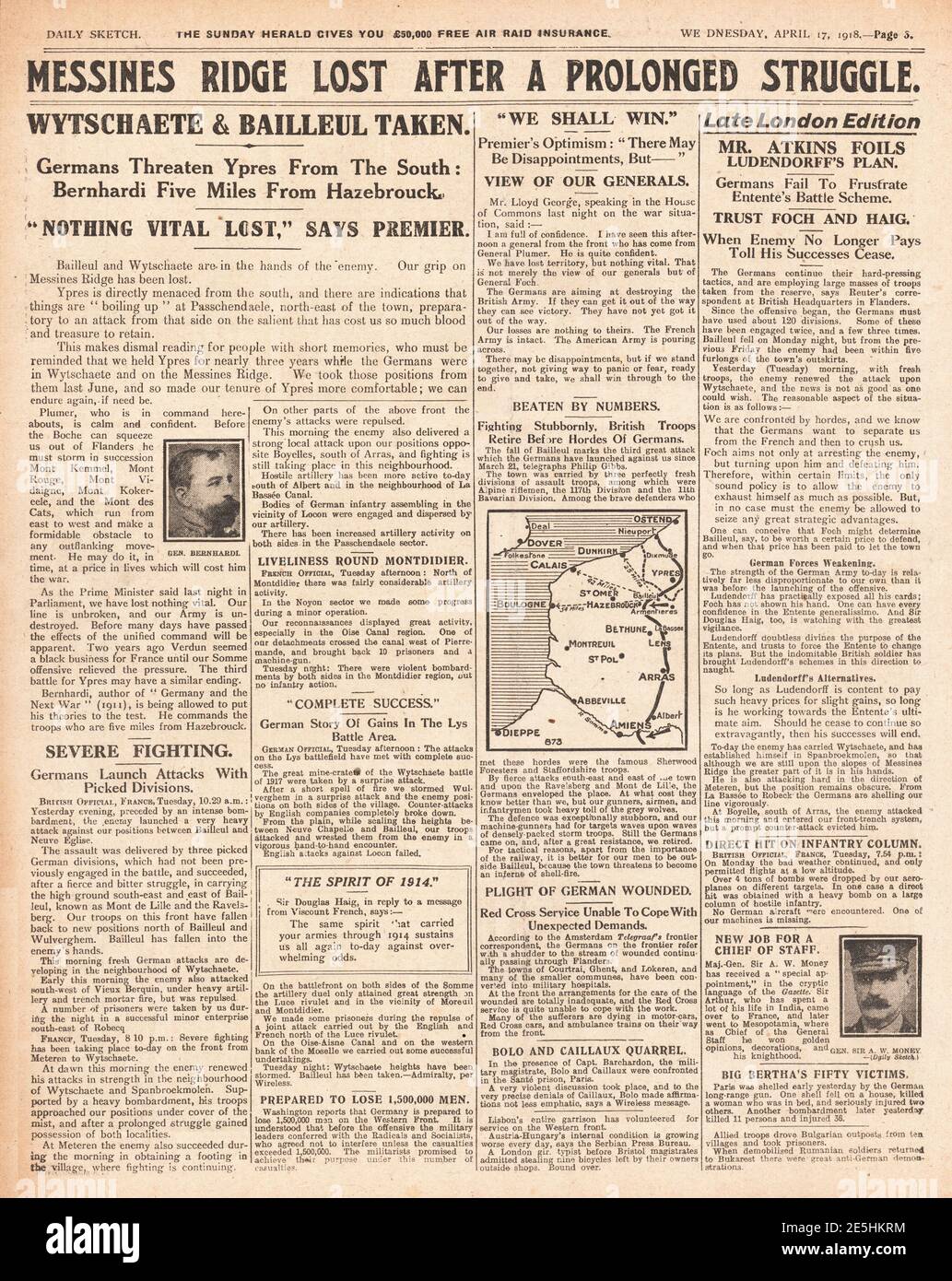 Battle of messines ridge hi-res stock photography and images - Alamy