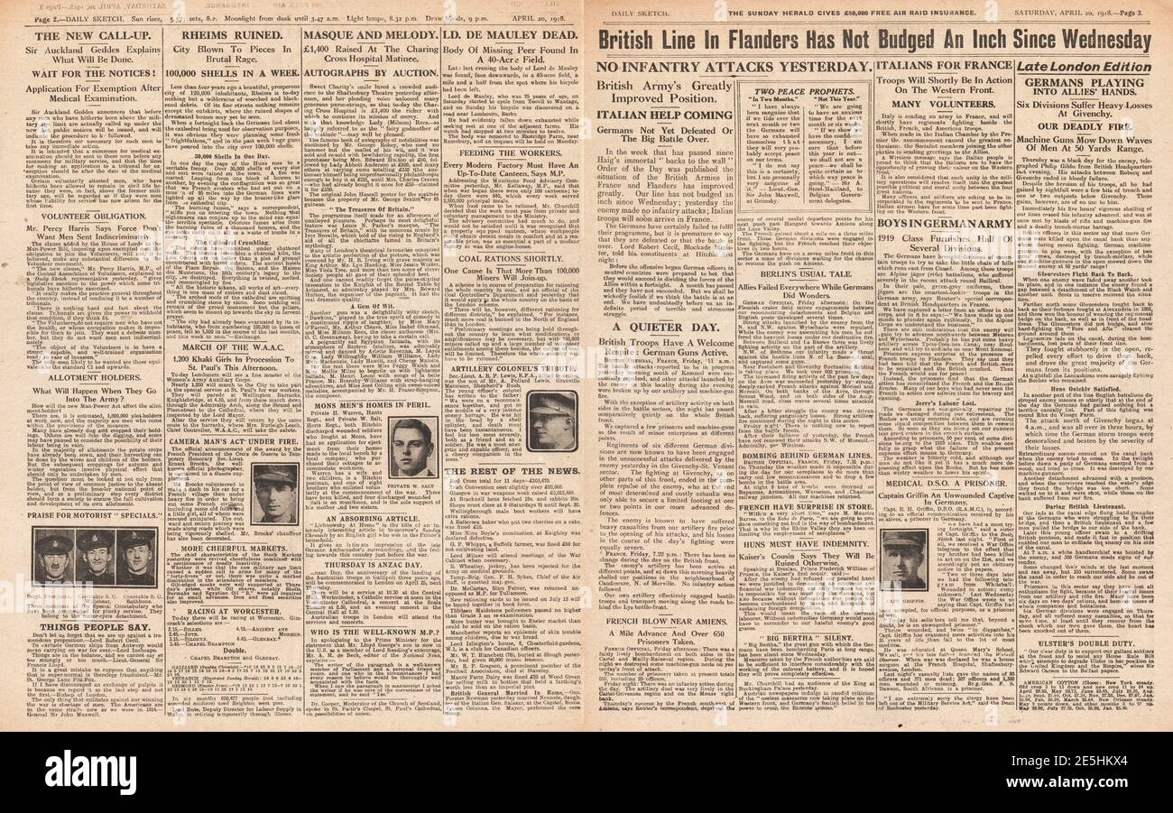 British army line up hi-res stock photography and images - Alamy