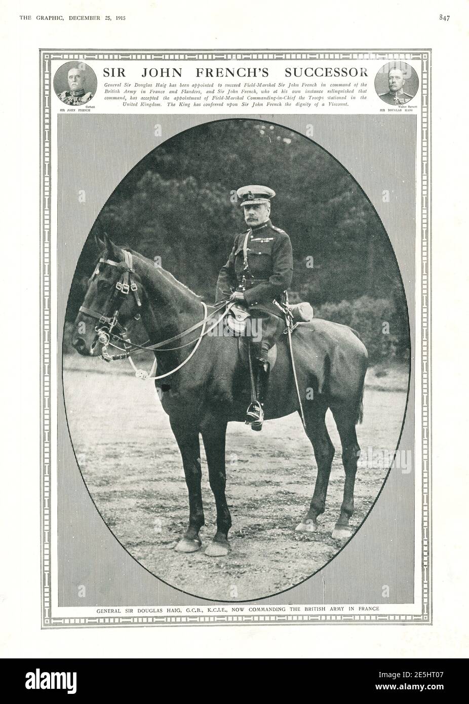 General sir douglas haig hi-res stock photography and images - Alamy
