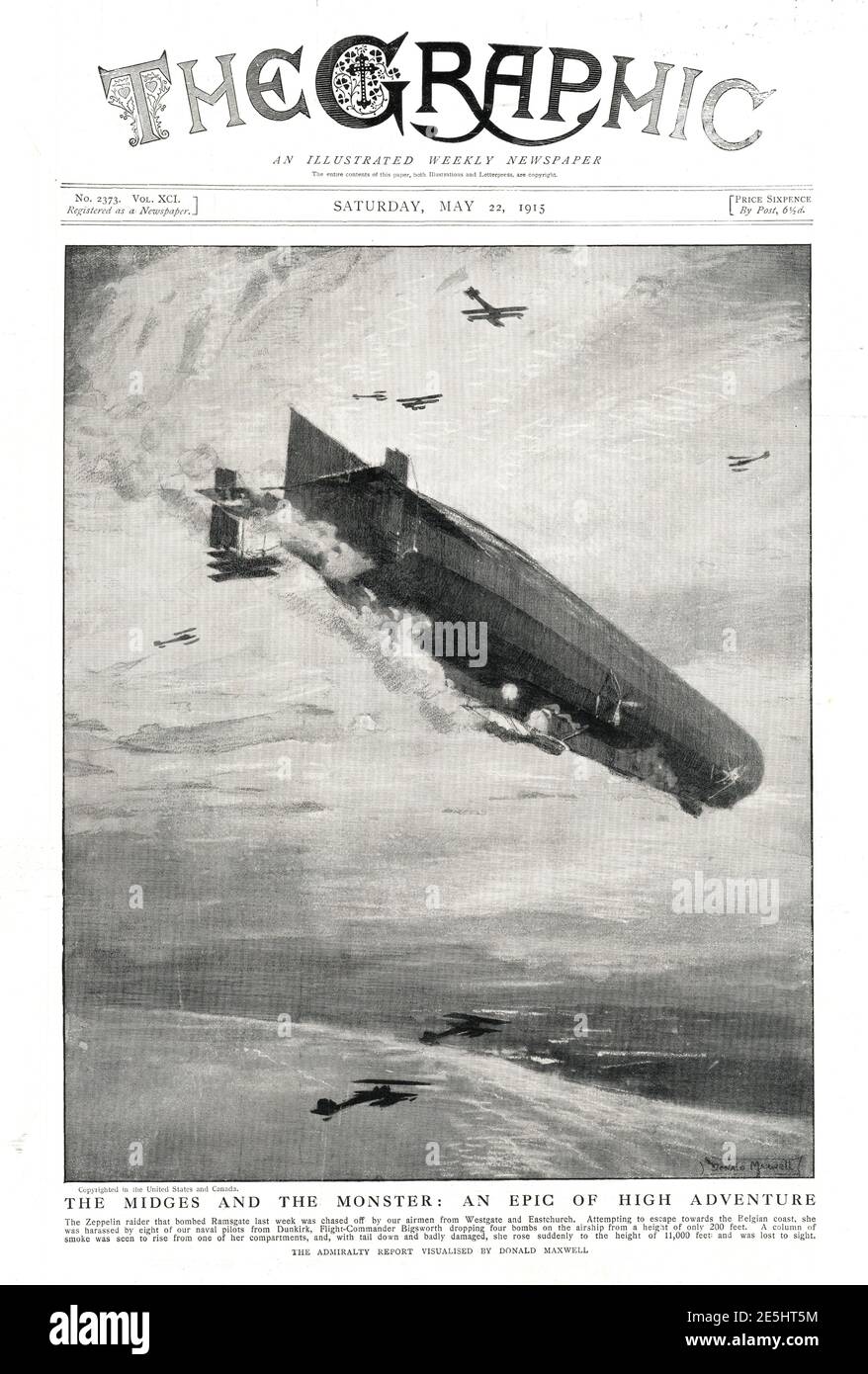 Zeppelin raid hi-res stock photography and images - Alamy