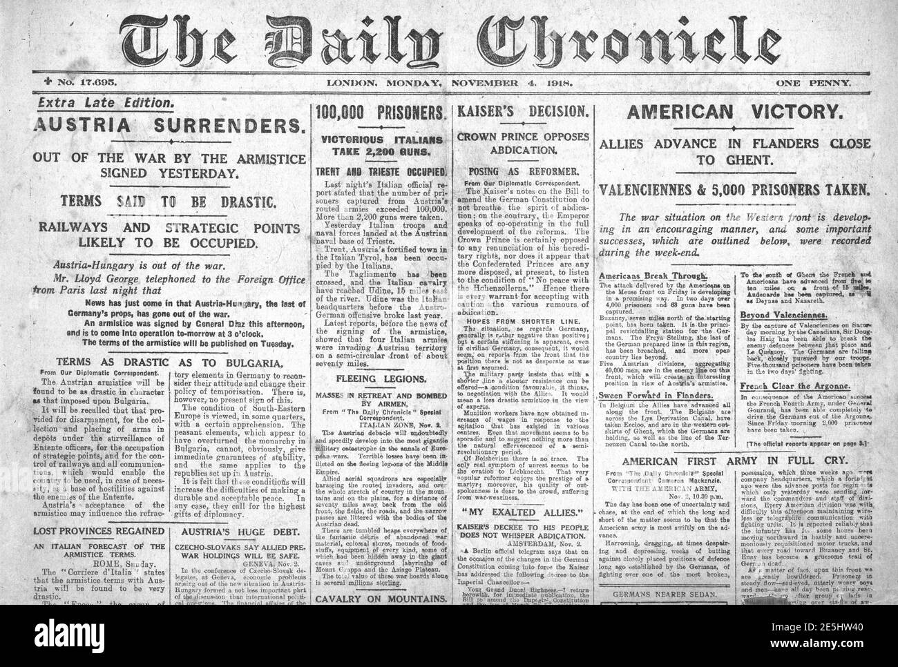 World war i newspaper hi-res stock photography and images - Alamy