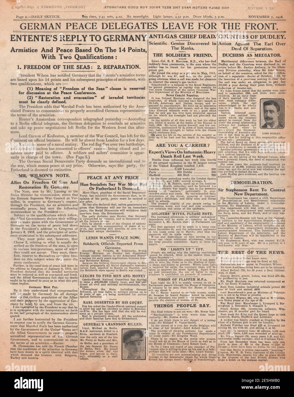 World war 1 germany peace hi-res stock photography and images - Alamy