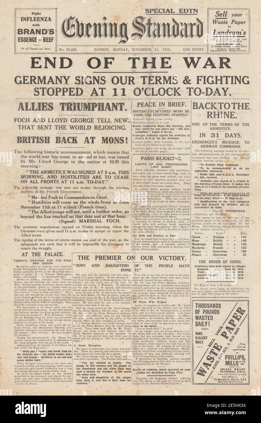 German surrender newspaper hi-res stock photography and images - Alamy