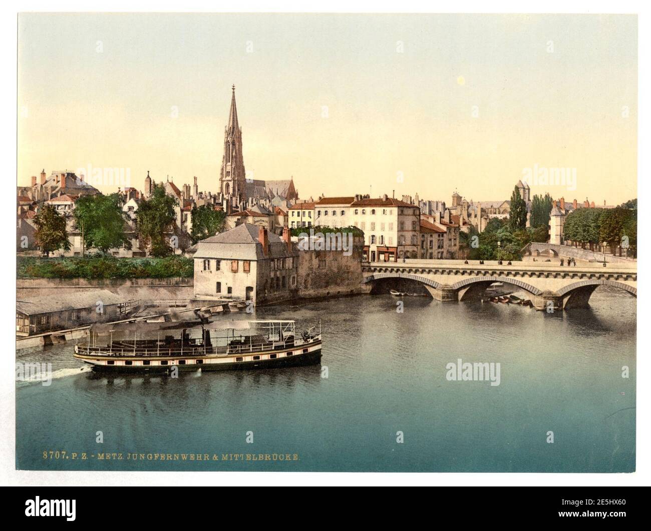 Middle Bridge, Metz, Alsace Lorraine, Germany Stock Photo - Alamy