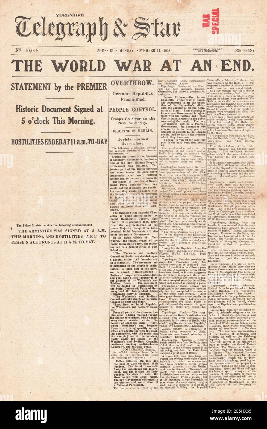 German surrender newspaper hi-res stock photography and images - Alamy