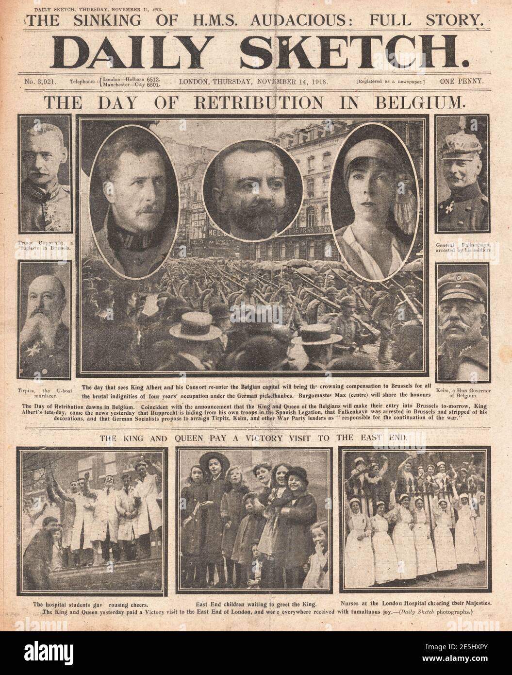 Front page german war newspaper hi-res stock photography and images - Alamy