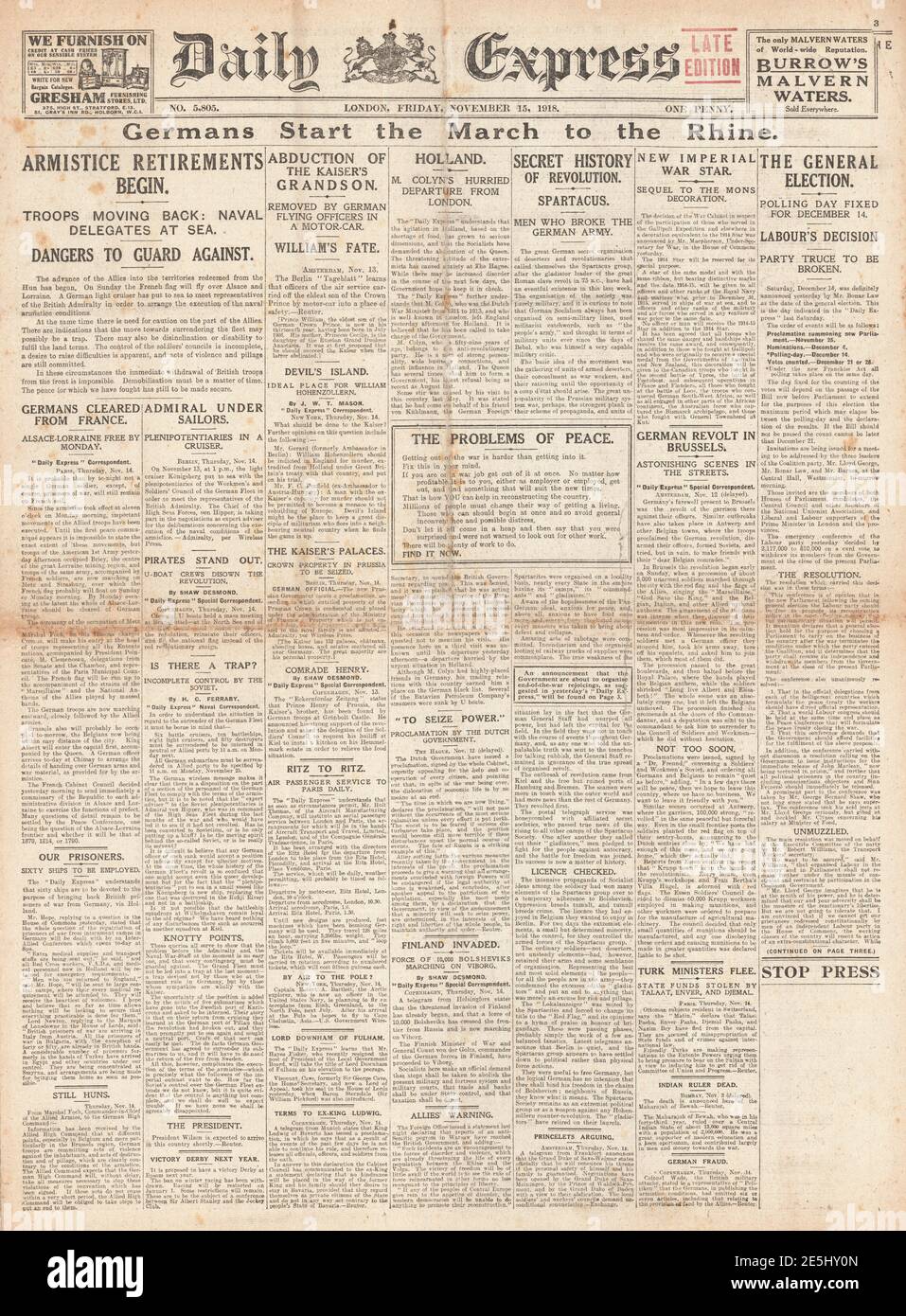 World war ii armistice hi-res stock photography and images - Alamy