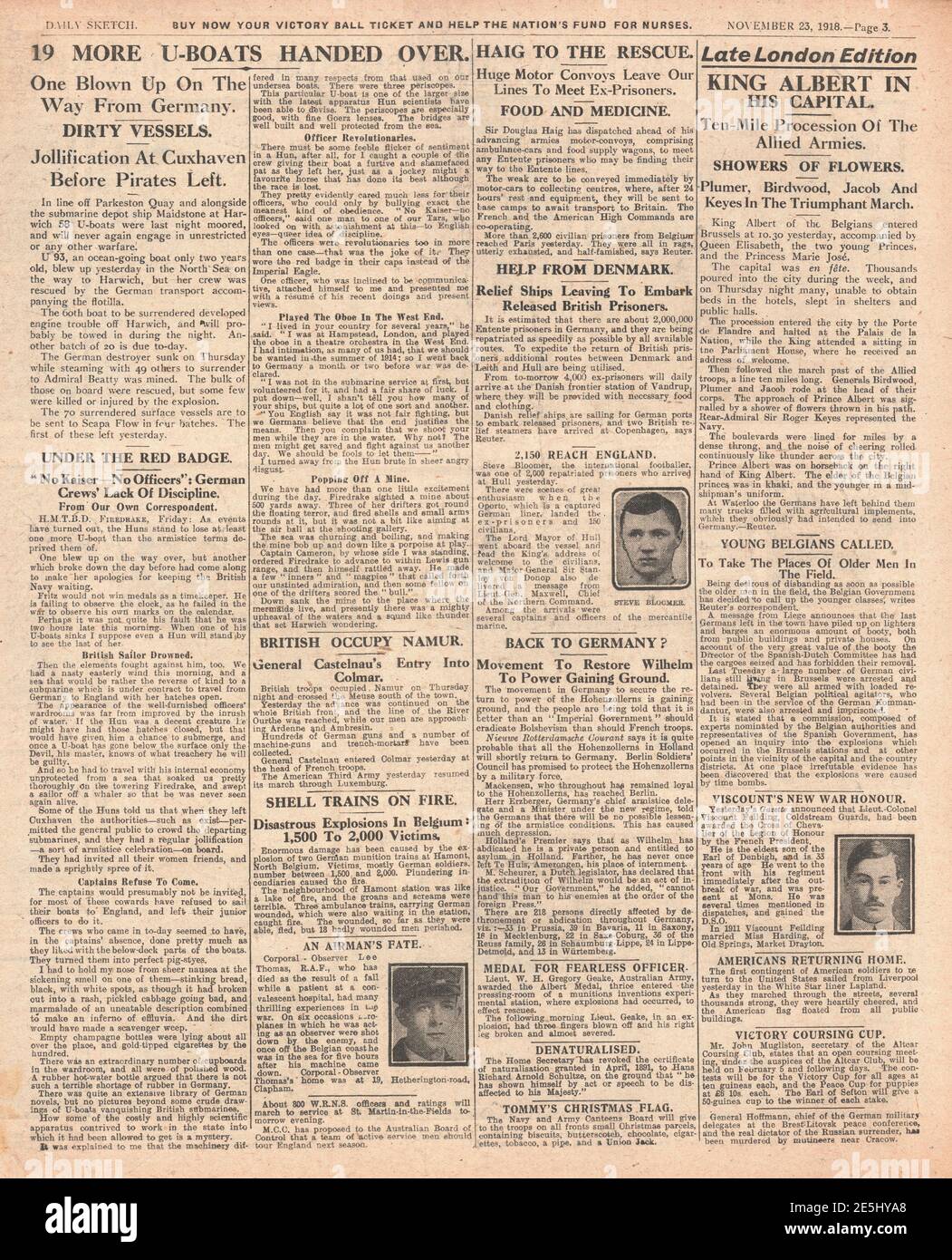 German surrender newspaper hi-res stock photography and images - Alamy