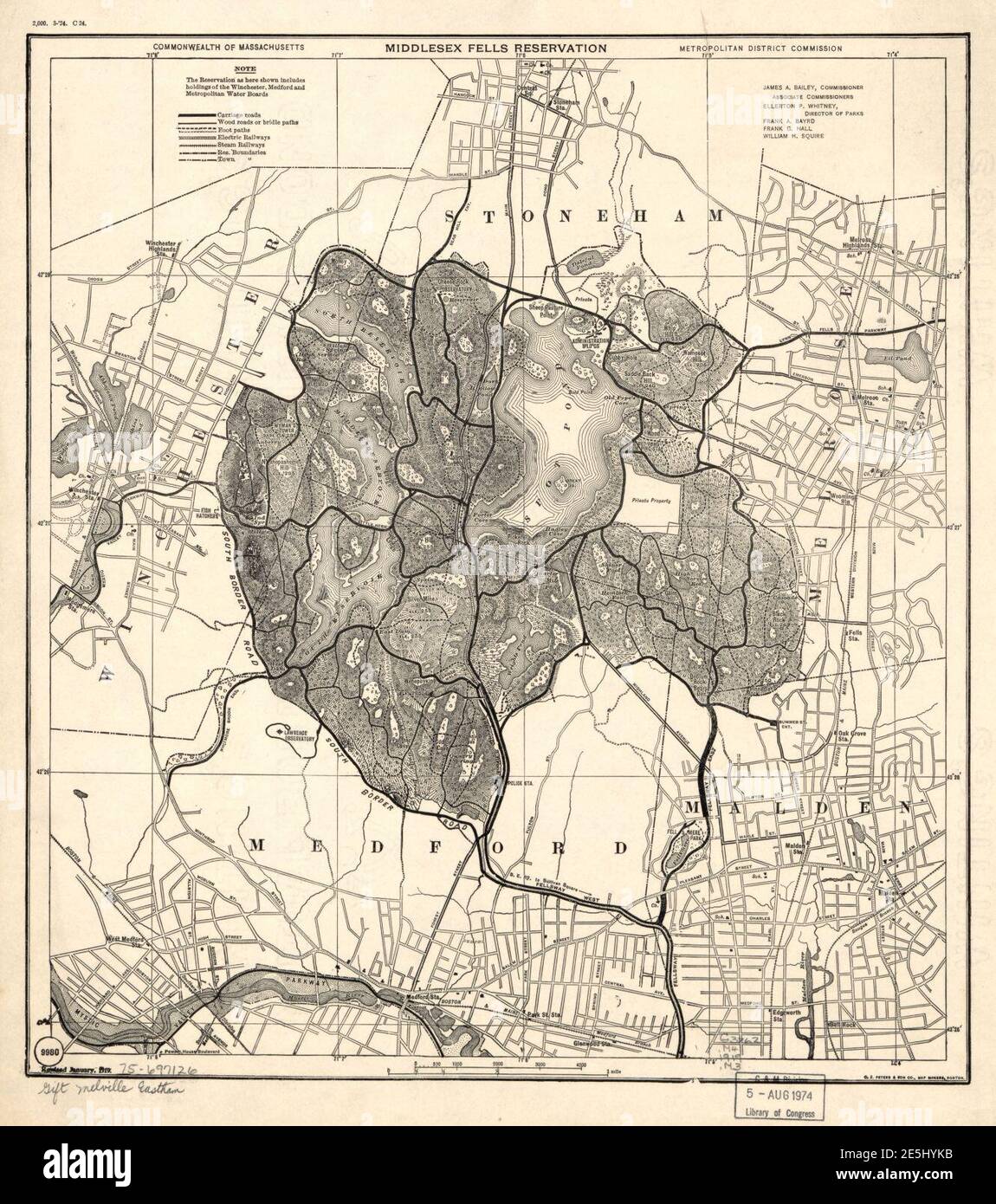 Middlesex Fells Reservation Stock Photo - Alamy