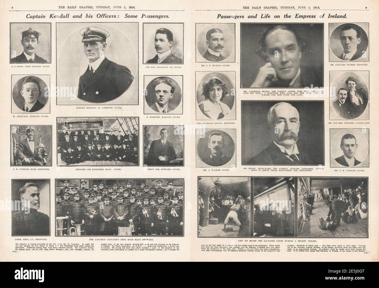 Rms empress of ireland hi-res stock photography and images - Alamy