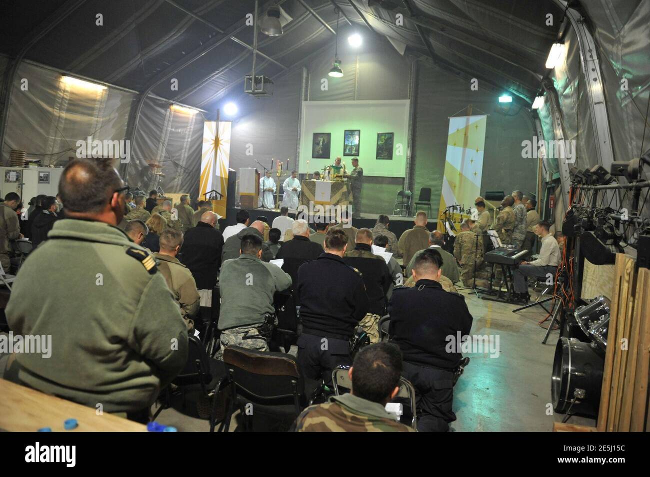 Midnight mass 111224 Stock Photo - Alamy