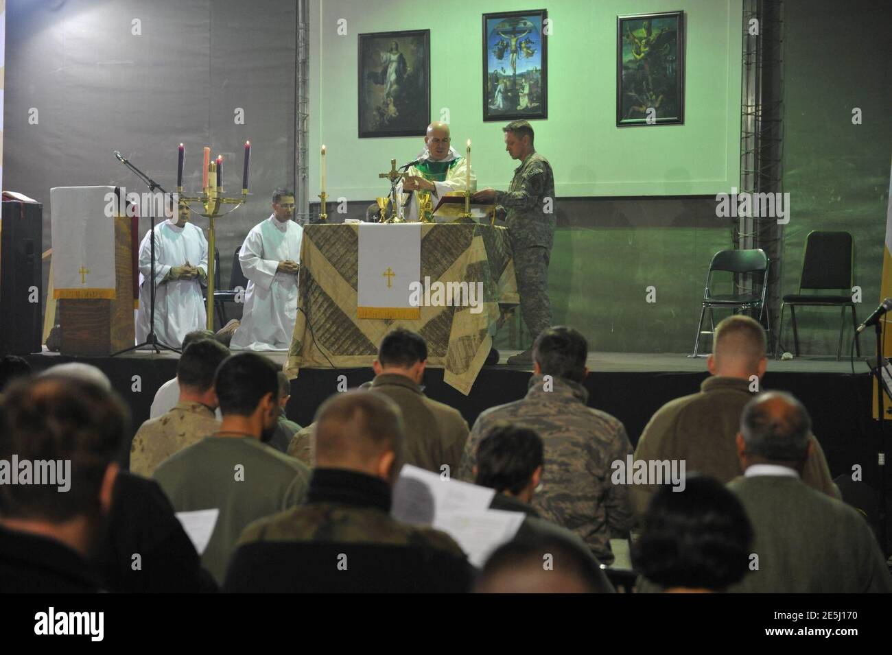 Midnight mass 111224 Stock Photo - Alamy