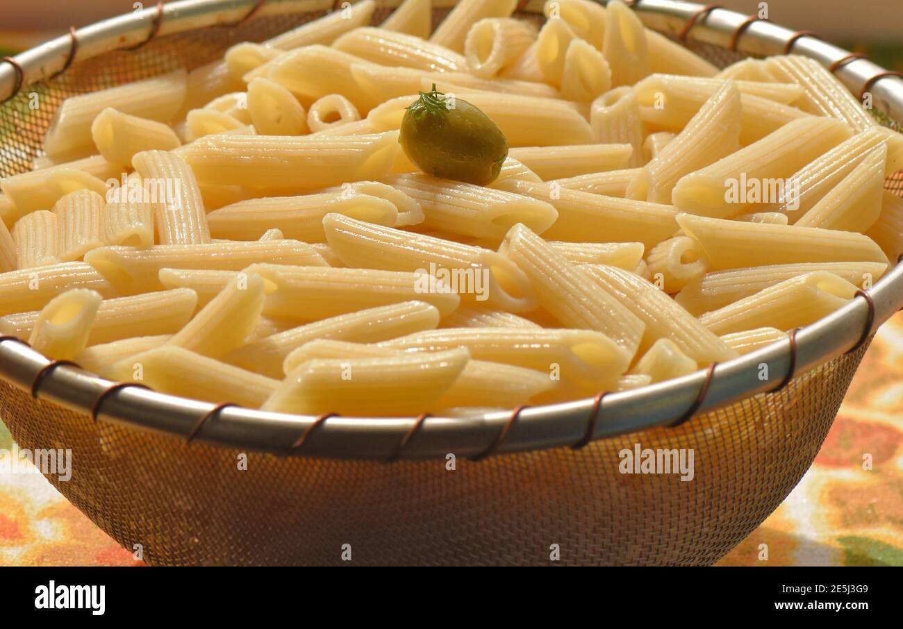 Pasta close up Stock Photo - Alamy