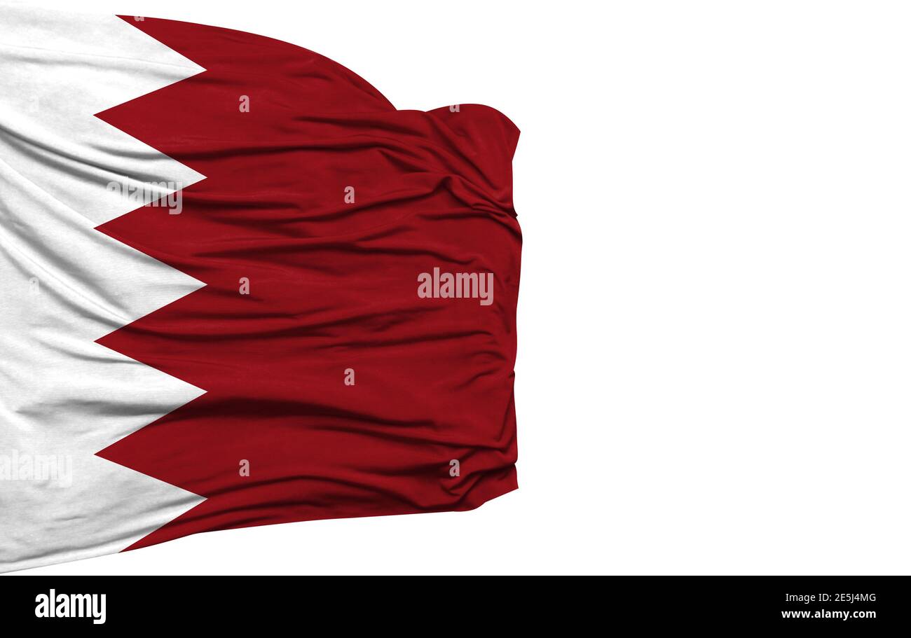 Bahrain flag on flag pole hi-res stock photography and images - Alamy