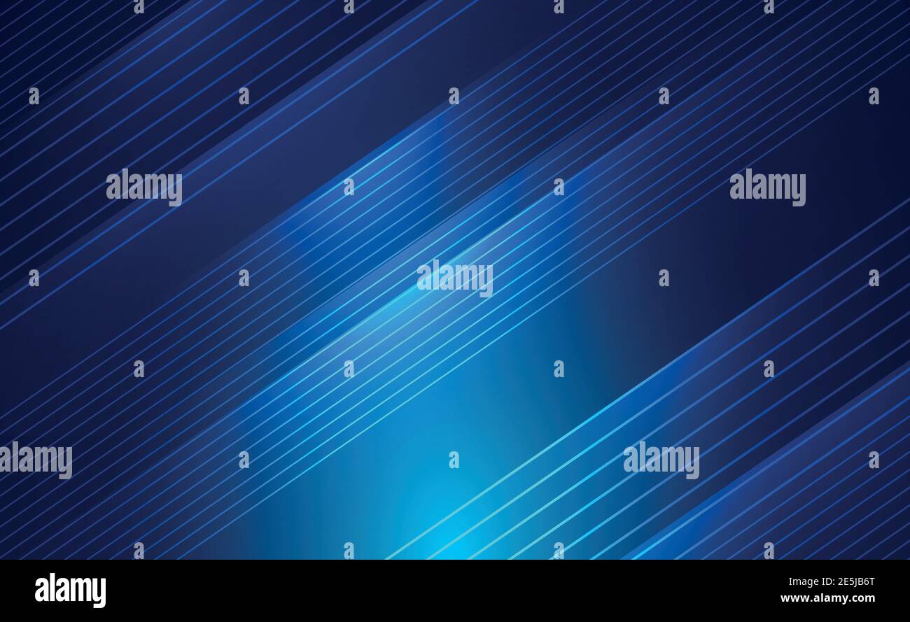 Abstract blue background with white lines - Vector illustration Stock ...