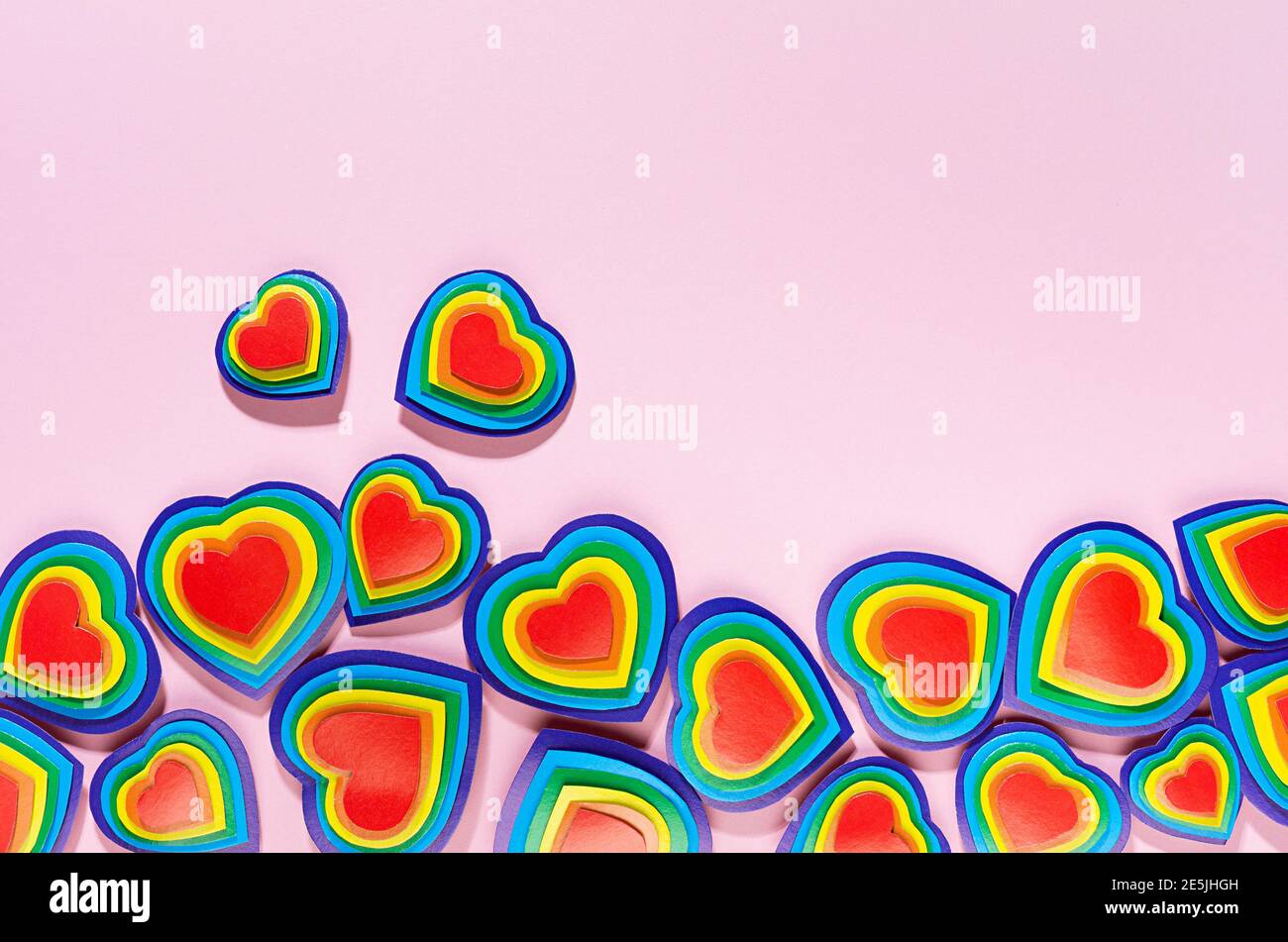 Rainbow Hearts Border