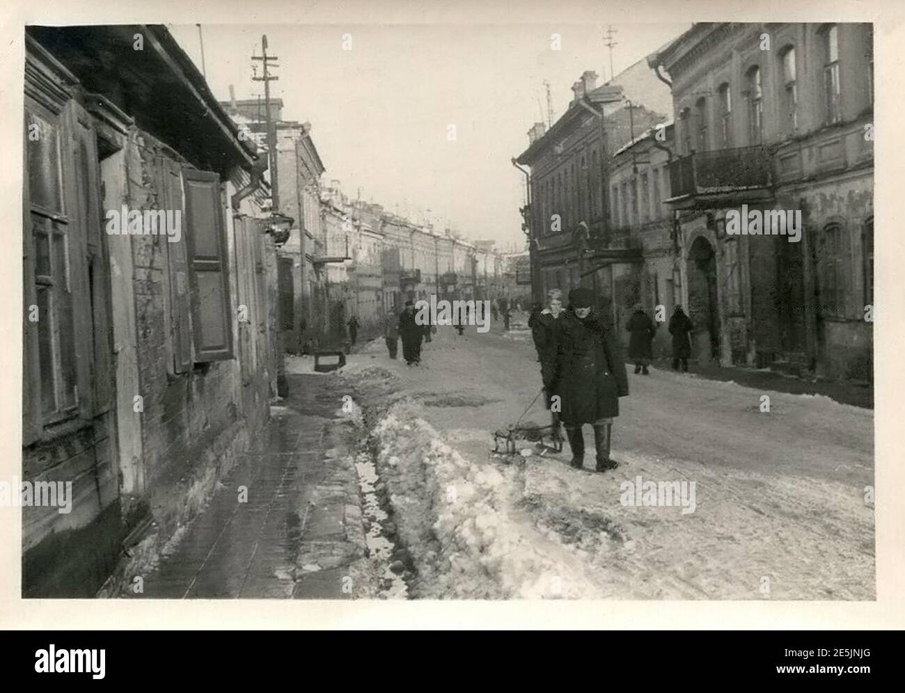 Miensk, Niamiha-Navaraka skaja. , - (1941-44 Stock Photo - Alamy