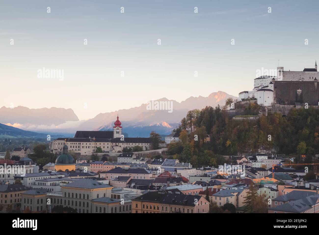 Stift nonnberg tower hi-res stock photography and images - Alamy