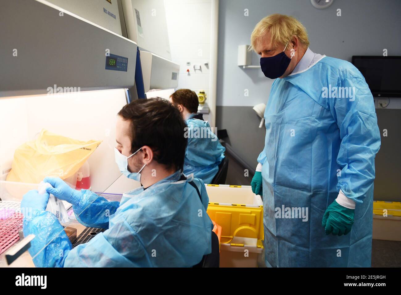 Covid pcr test laboratory processing hi-res stock photography and ...