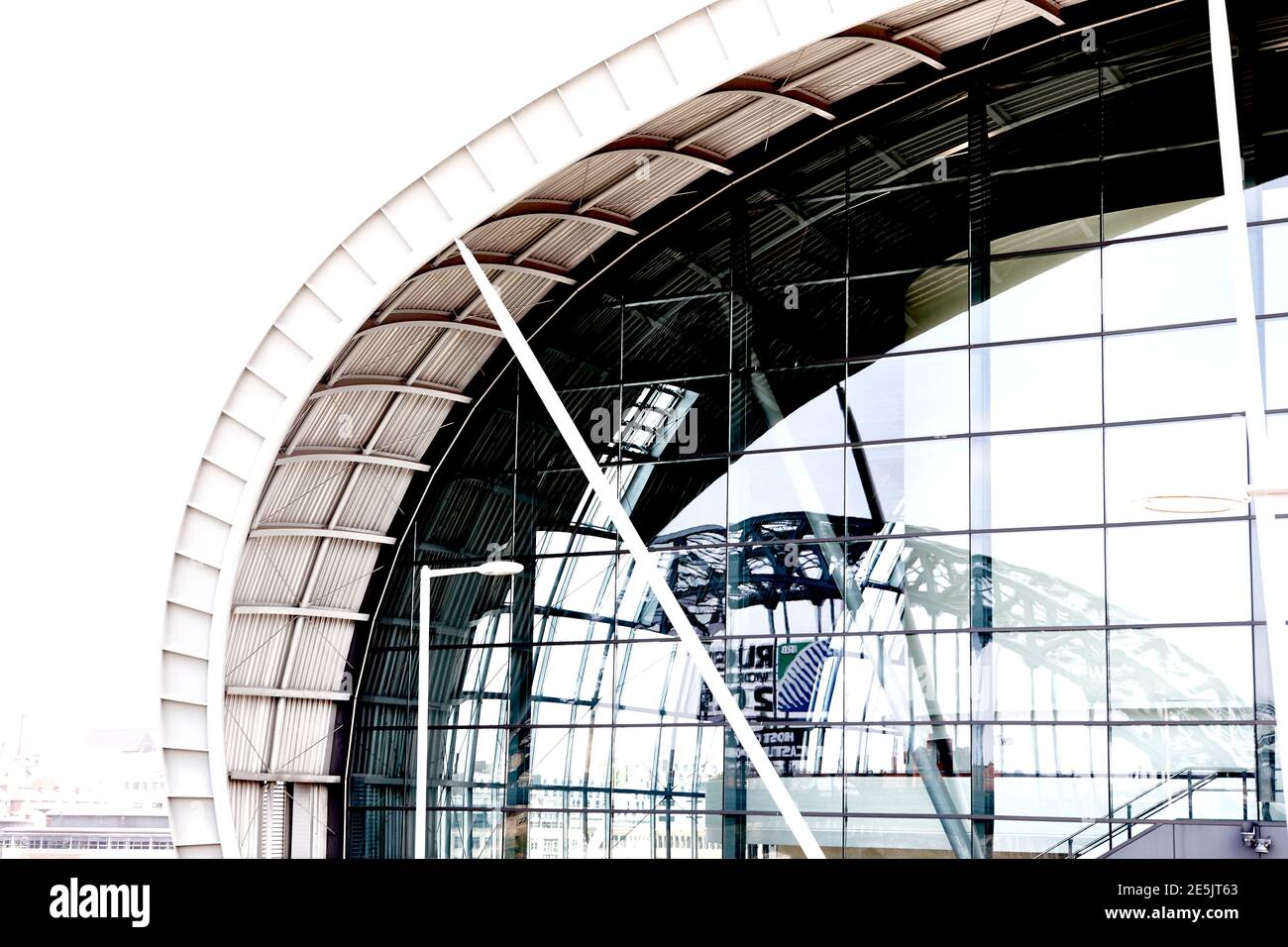The Sage Gateshead Concert Hall on the South Bank of the River Tyne in ...