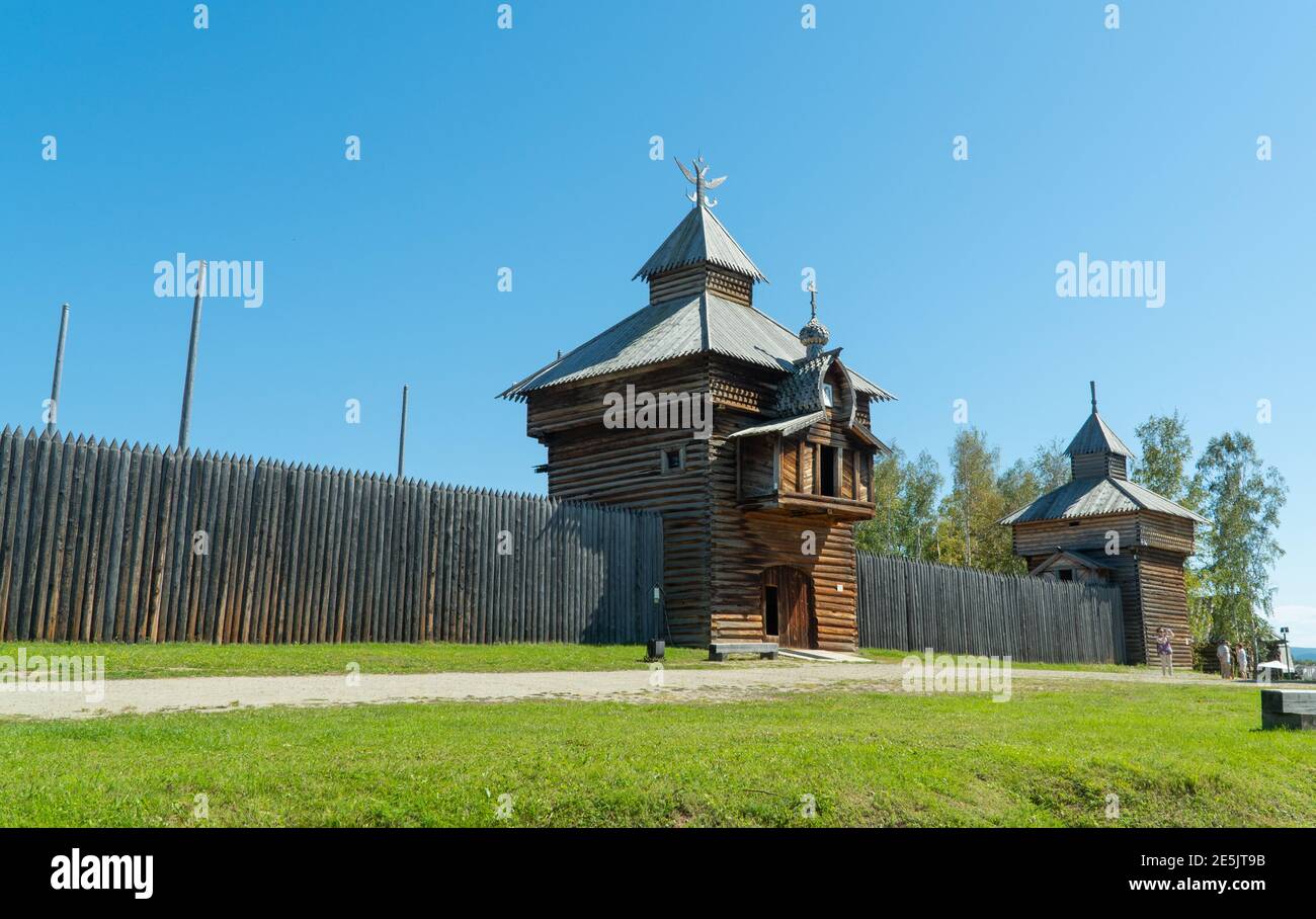 Taltsy museum wooden architecture hi-res stock photography and images ...