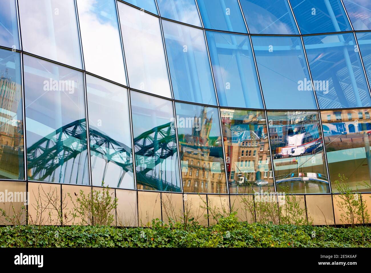 The Sage Gateshead Concert Hall on the South Bank of the River Tyne in ...