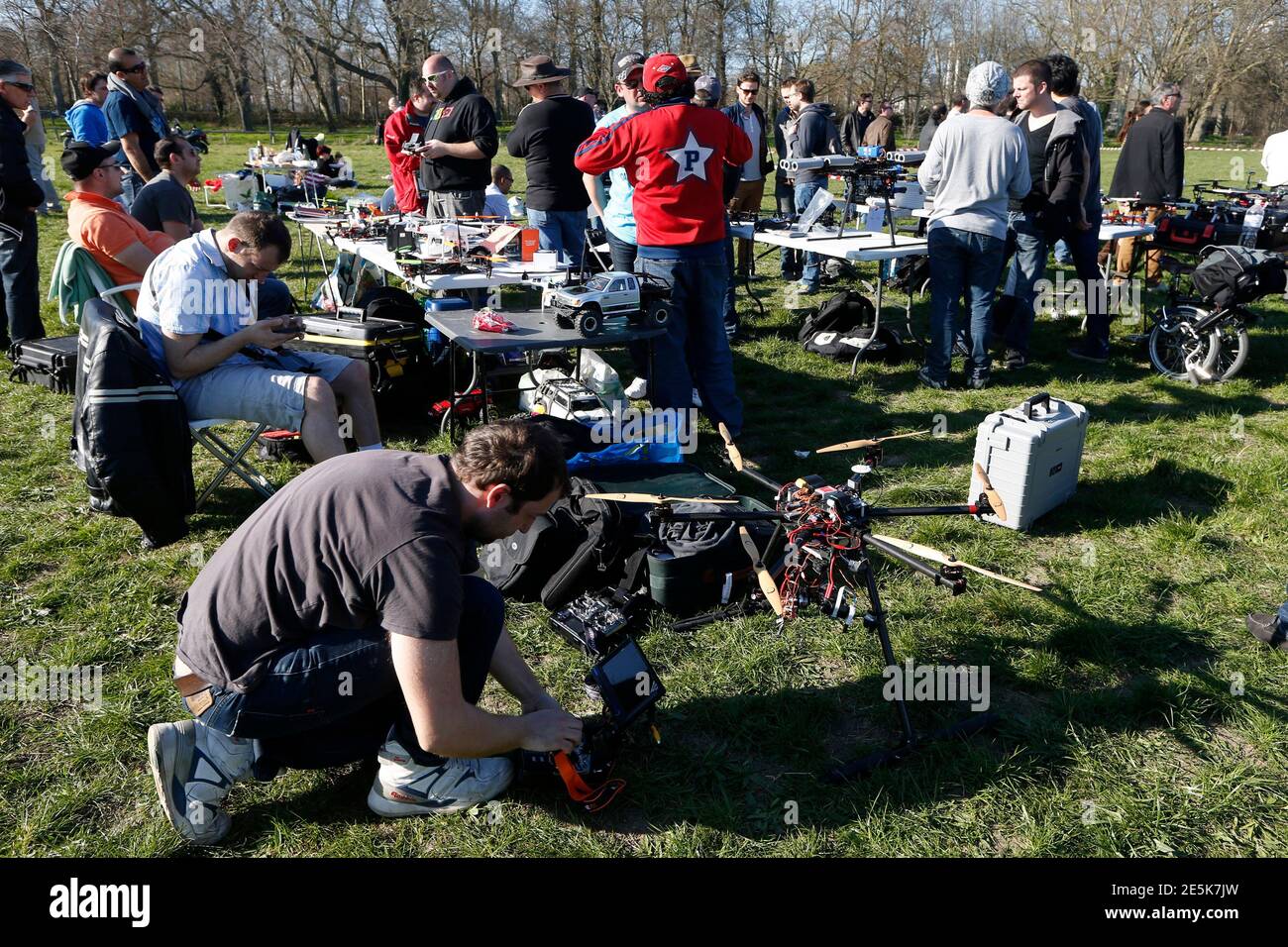 Aerial vehicle operators hi-res stock photography and images - Alamy