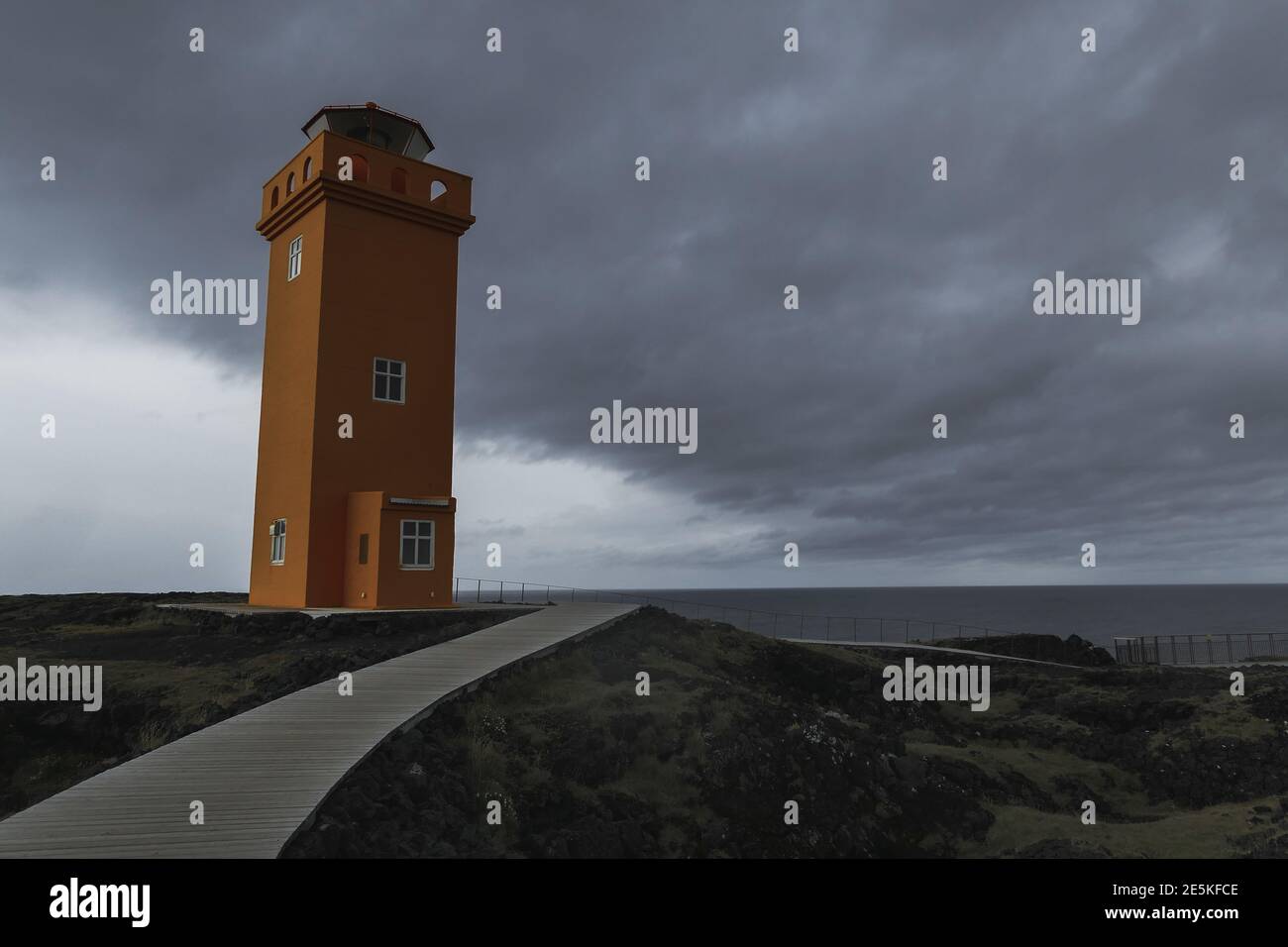 SVöRTULOFT, ICELAND - Aug 28, 2019: Svortuloft Lighthouse in Iceland ...