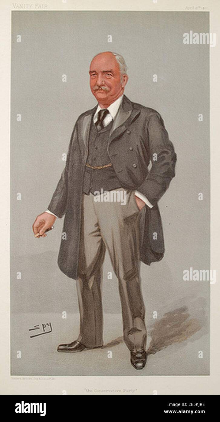 Richard Middleton Vanity Fair 18 April 1901 Stock Photo - Alamy