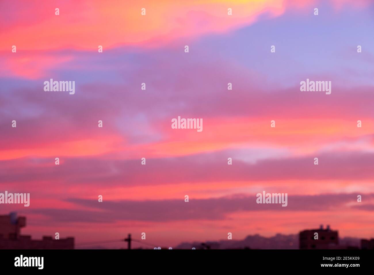Beautiful red clouds morning sky hi-res stock photography and images ...