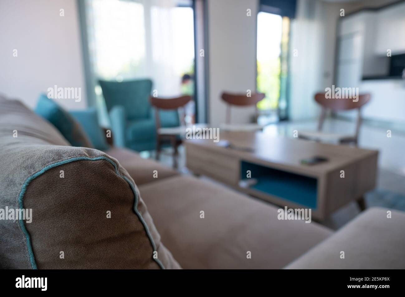 Side view for a living room Stock Photo - Alamy
