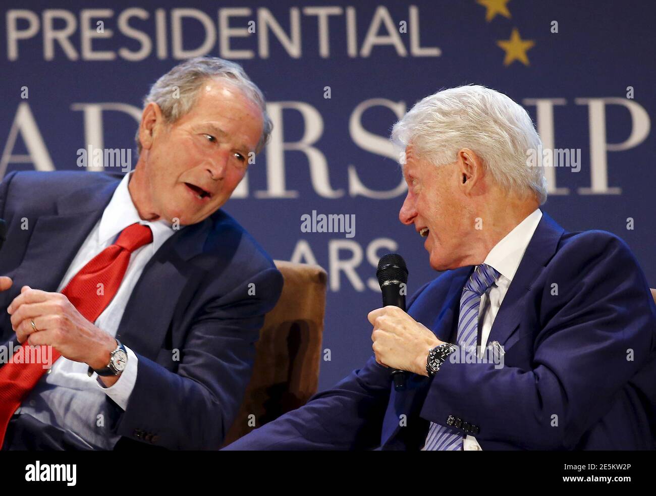 George W Bush Candid High Resolution Stock Photography and Images - Alamy