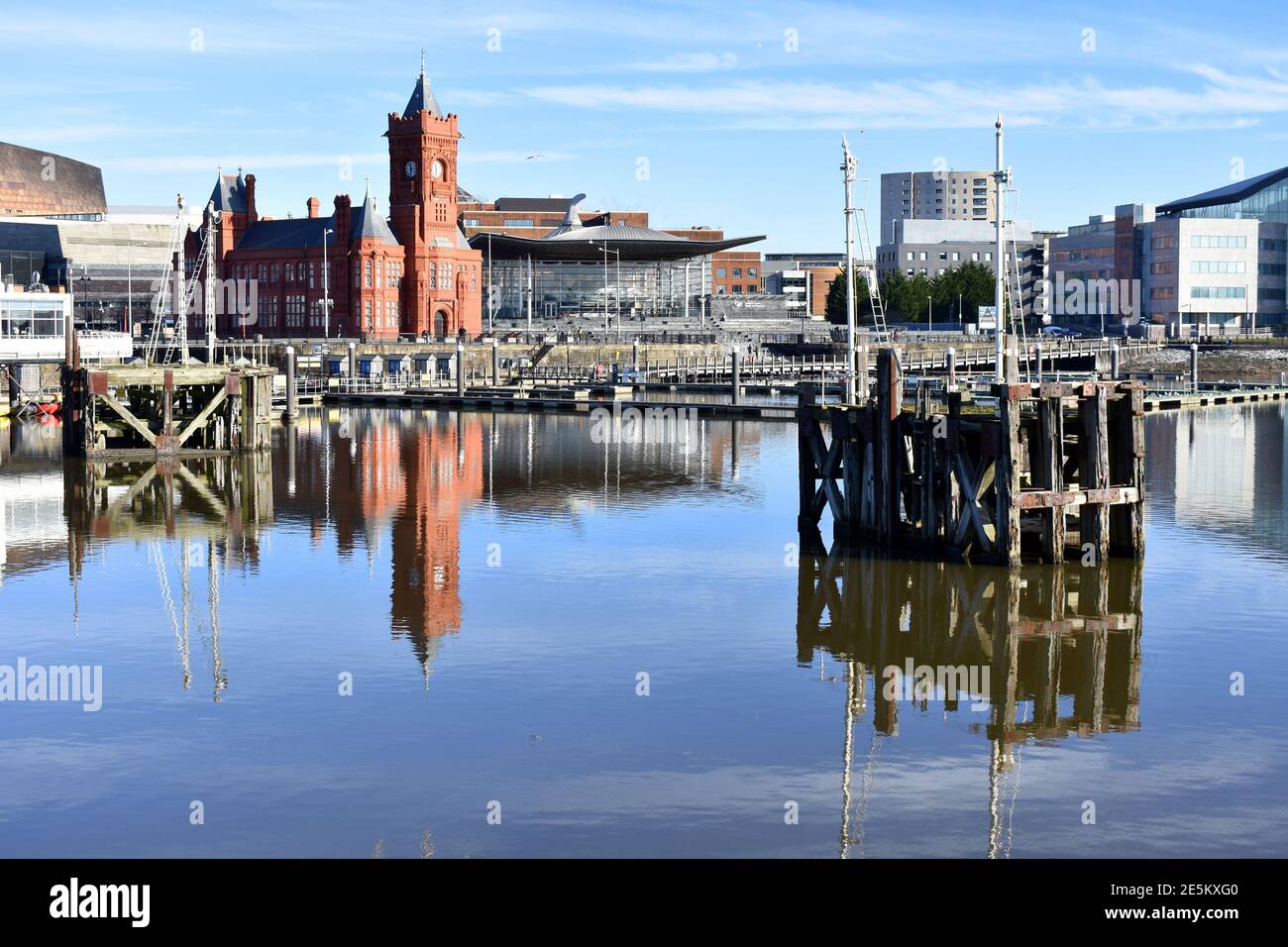 Mermaid Quay, Cardiff Bay waterfront, Cardiff, Wales Stock Photo - Alamy