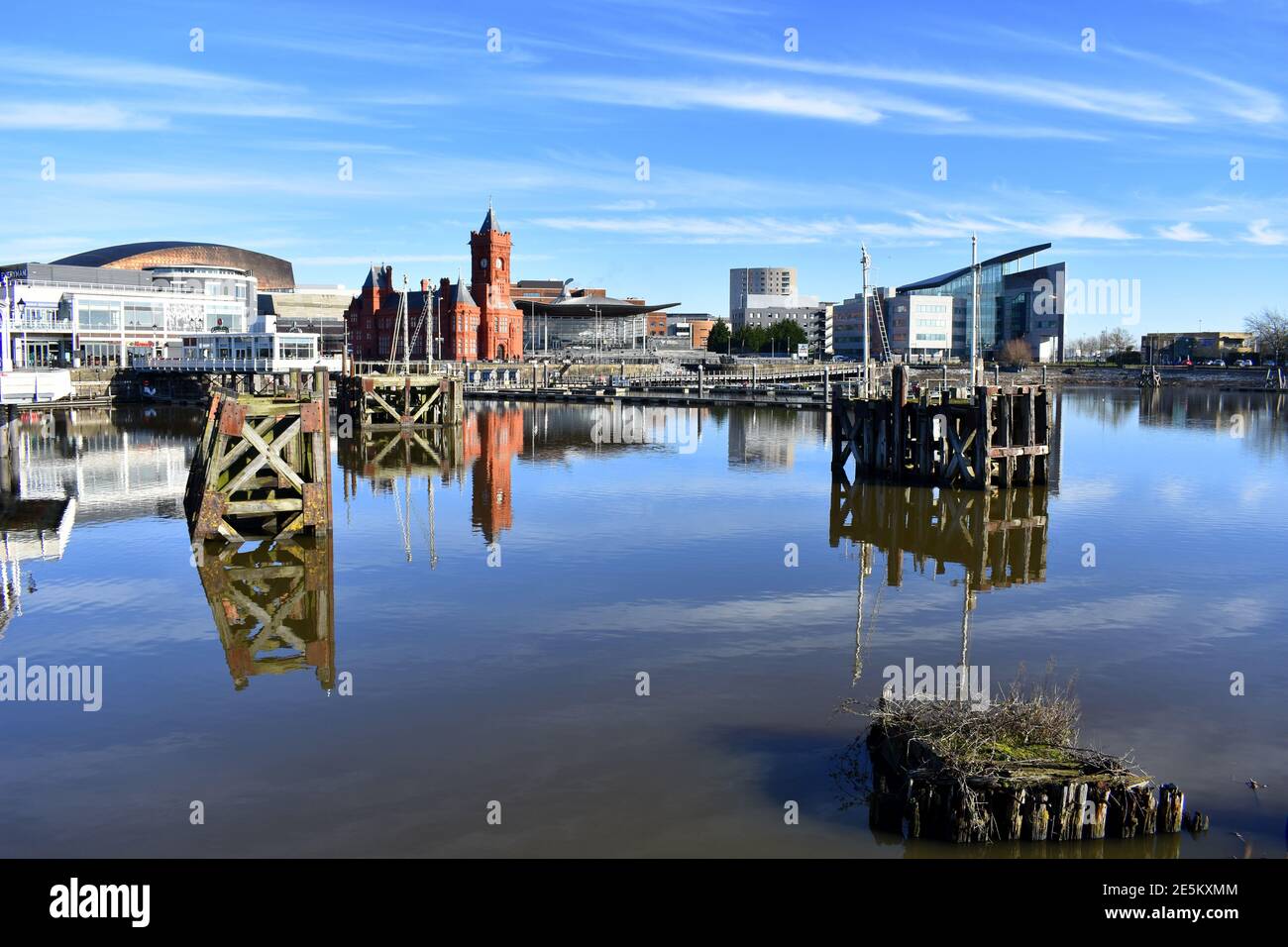 Mermaid Quay, Cardiff Bay waterfront, Cardiff, Wales Stock Photo - Alamy