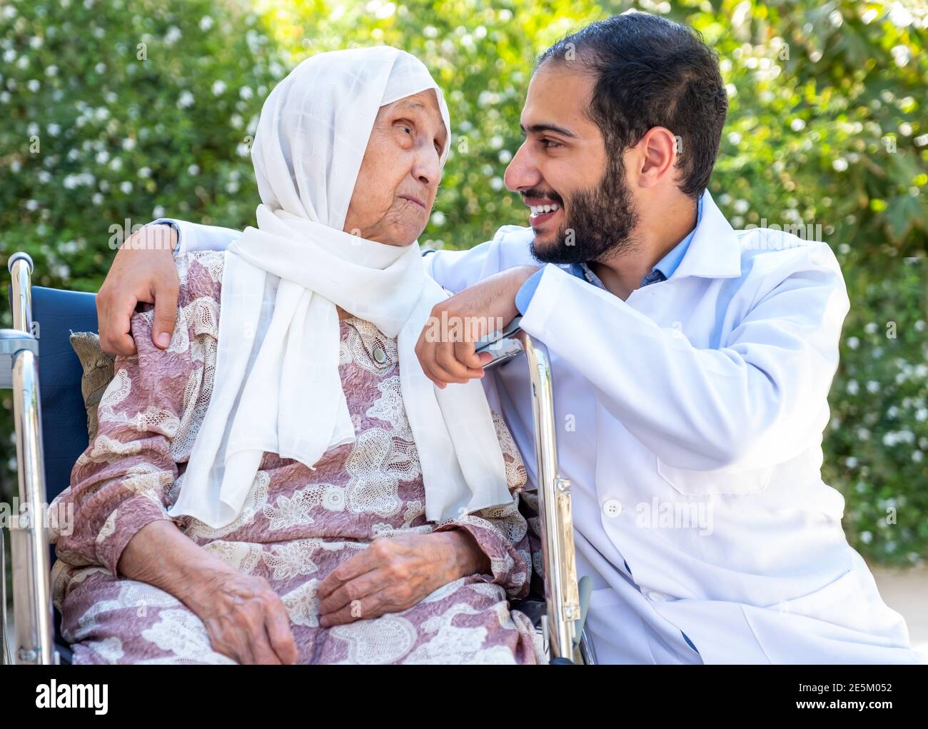 Taking care of people with disabilities Stock Photo - Alamy