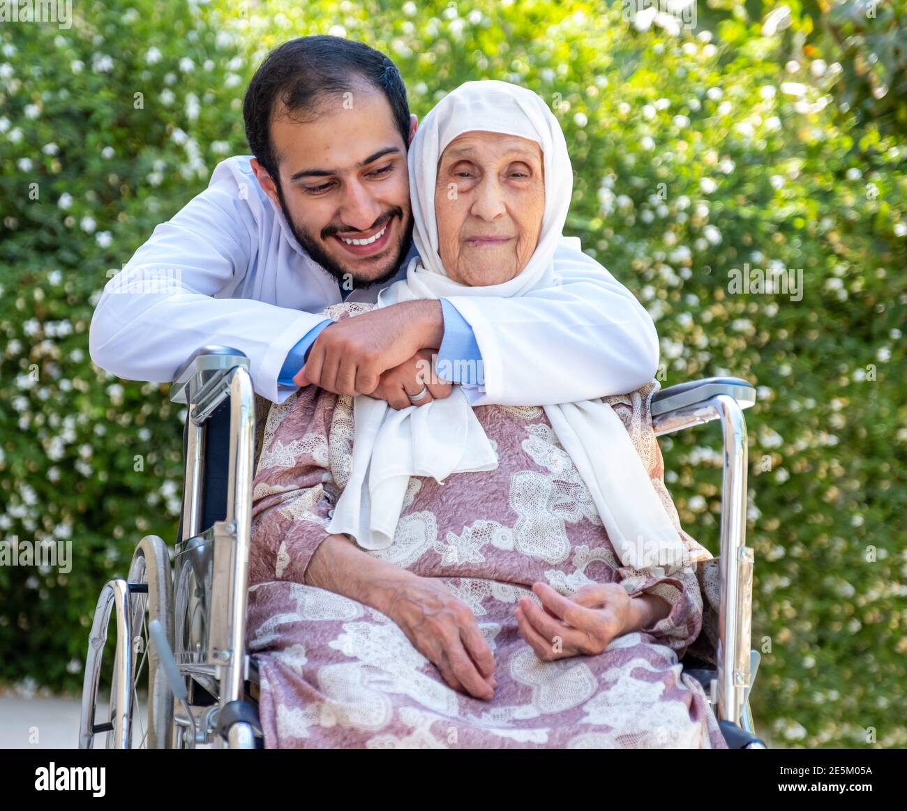 Taking care of people with disabilities Stock Photo - Alamy
