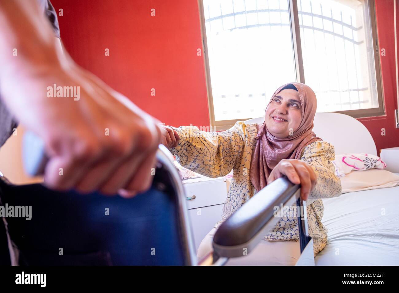 Muslim care elder hi-res stock photography and images - Alamy