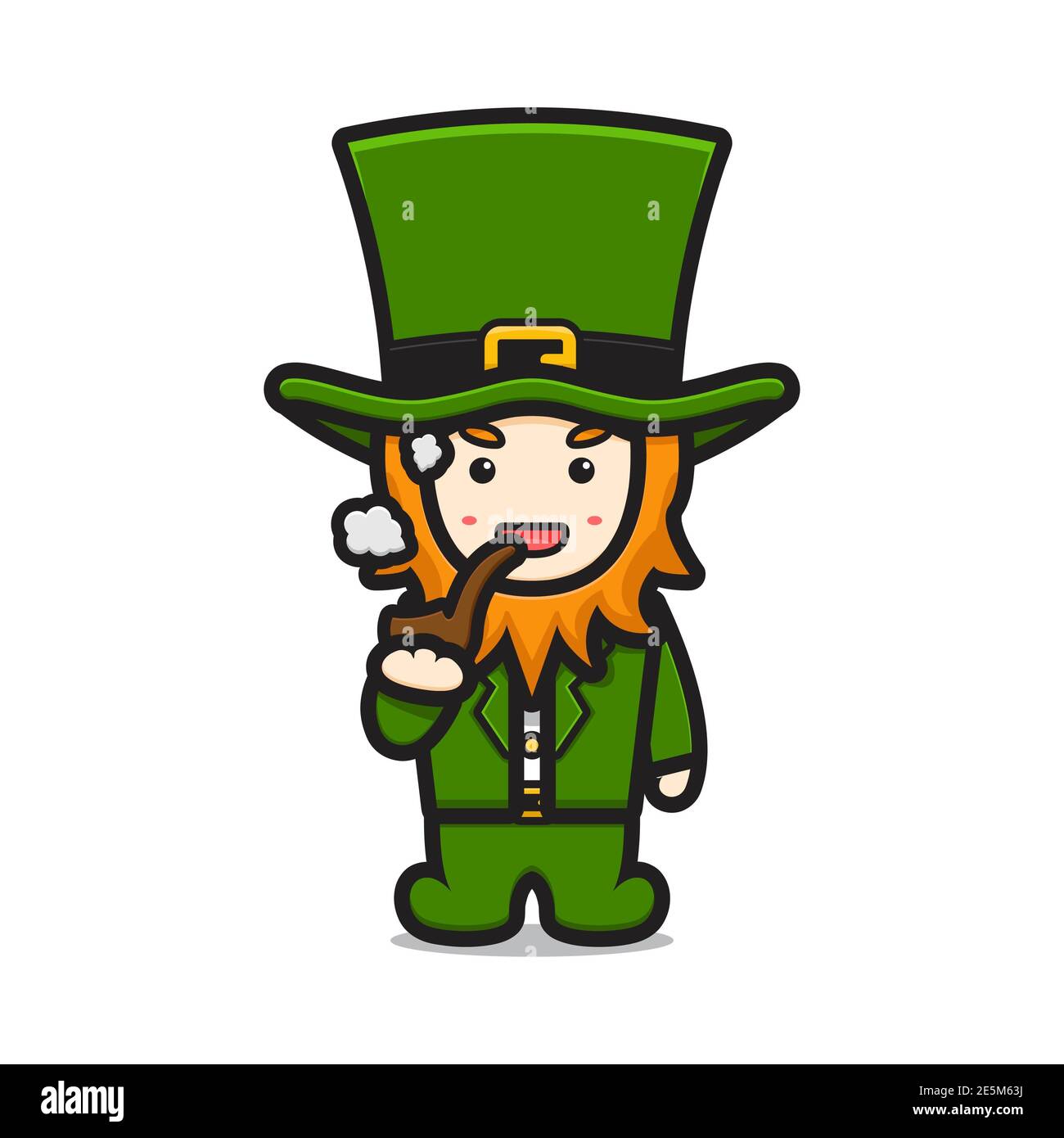 Cute Leprechaun Drawing