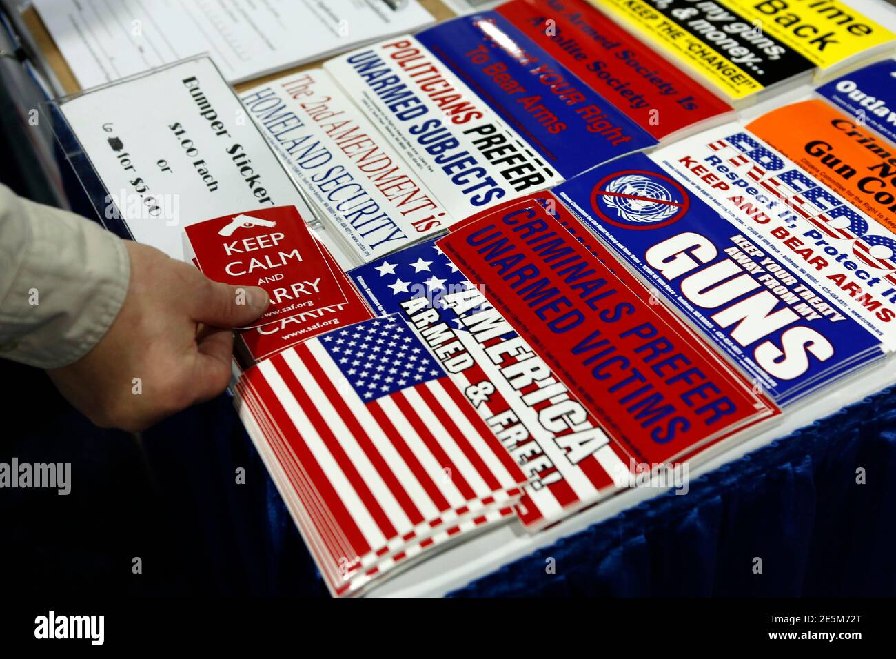 Pro gun sticker hi-res stock photography and images - Alamy