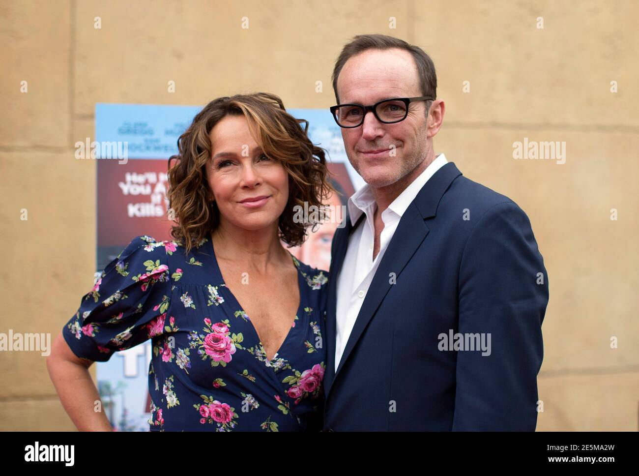 Clark gregg wife jennifer grey hi-res stock photography and images - Alamy