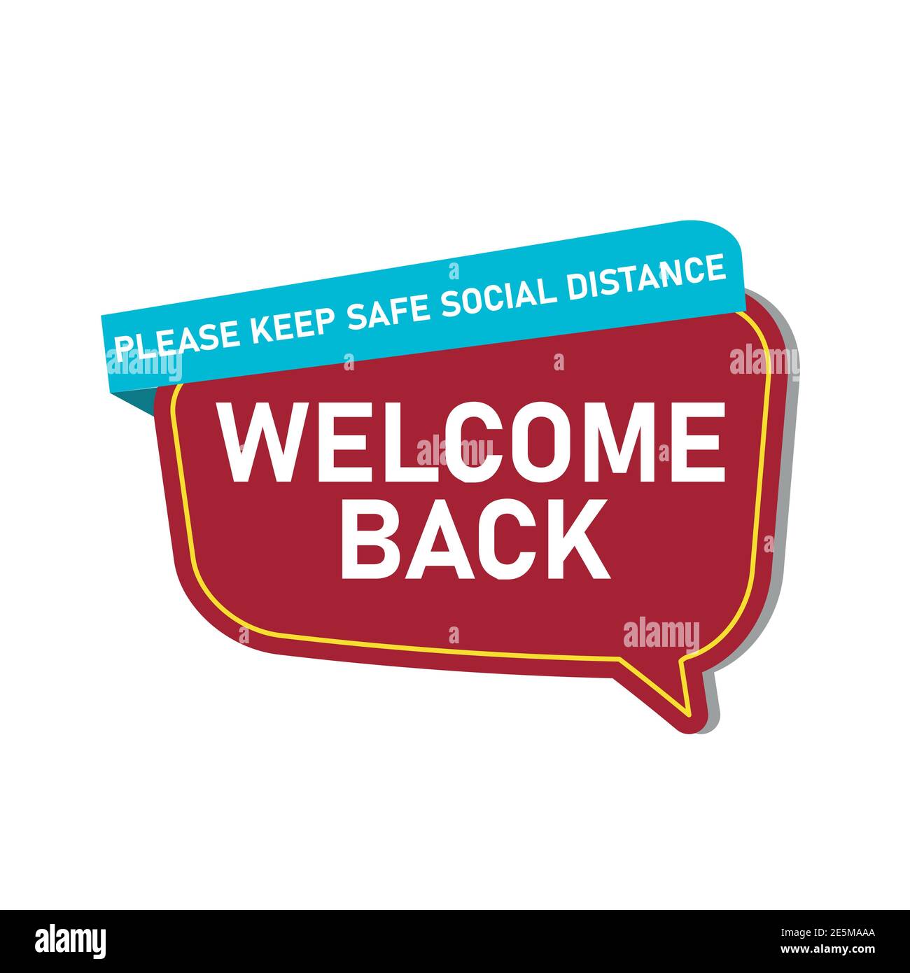 Open sign on the front door - welcome back We are working again. Keep ...
