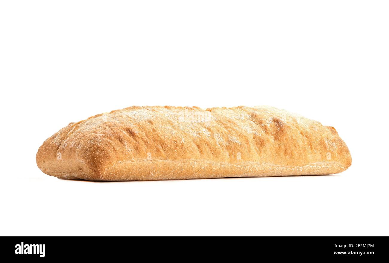 Rustic ciabatta bread isolated hi-res stock photography and images - Alamy