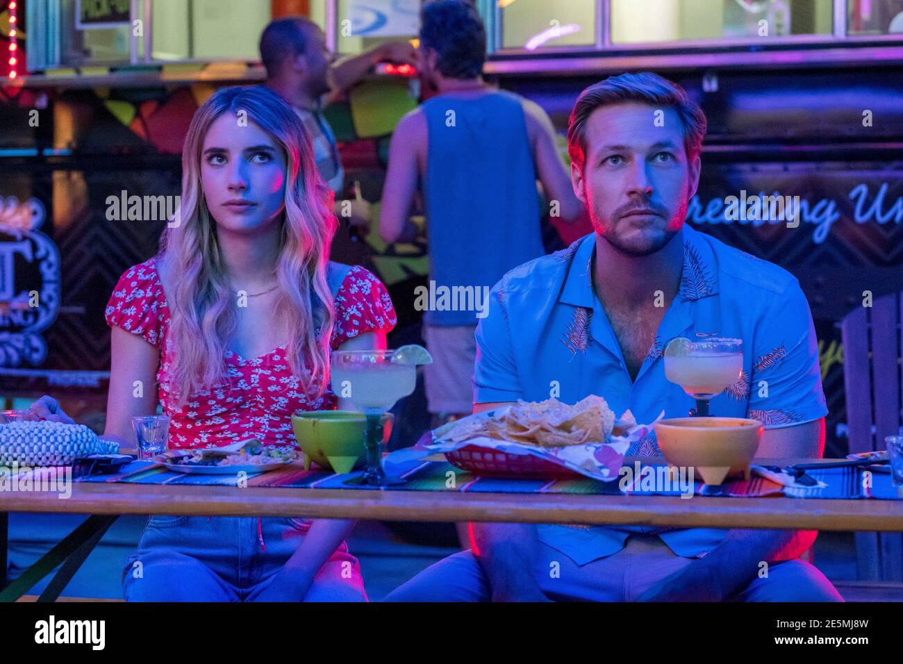 EMMA ROBERTS and LUKE BRACEY in HOLIDATE (2020), directed by JOHN ...