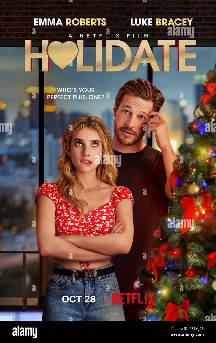 EMMA ROBERTS and LUKE BRACEY in HOLIDATE (2020), directed by JOHN ...
